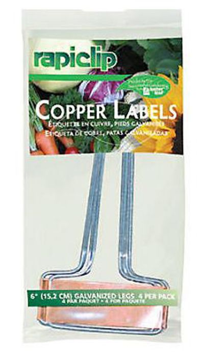 Rapiclip Copper Labels 6" | Swan Dahlias